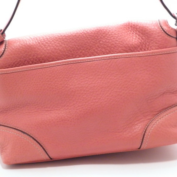 Coach | Bags | Coach Coral Red Pebble Leather Crossbody Handbag | Poshmark